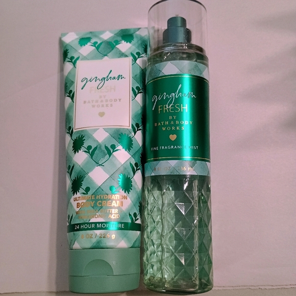 Bath & Body Works | Bath & Body | Nwt Bath Bodyworks Bbw Gingham Fresh ...